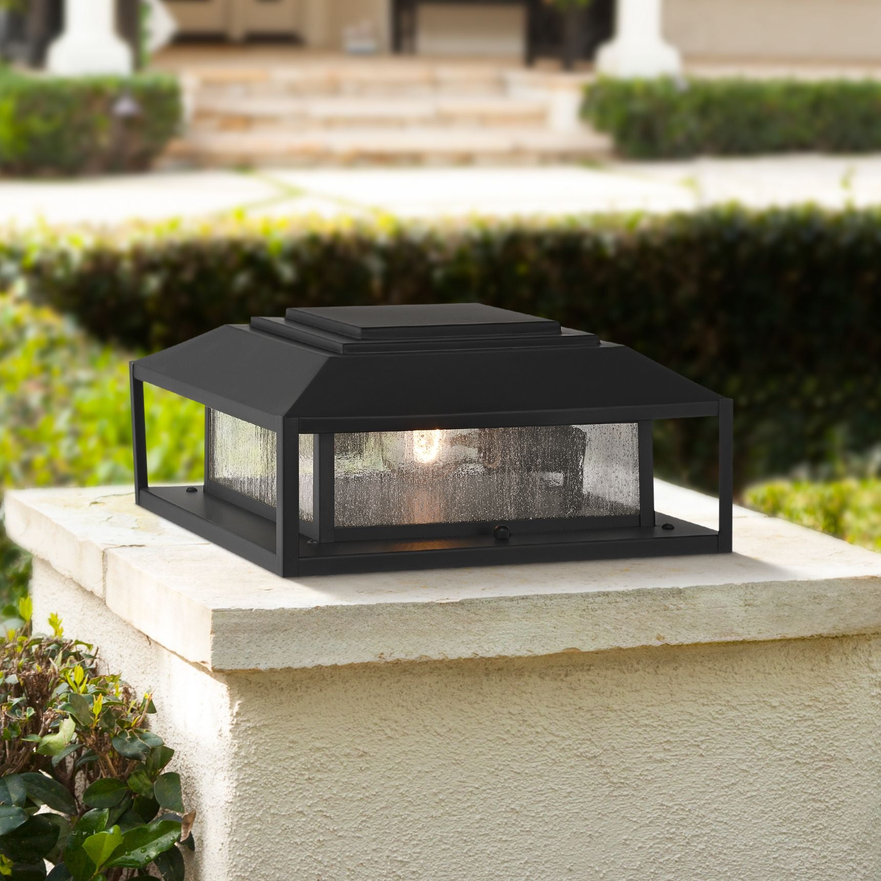 John Timberland Gregor 6" High Modern Outdoor Pier Mount Light Fixture ...