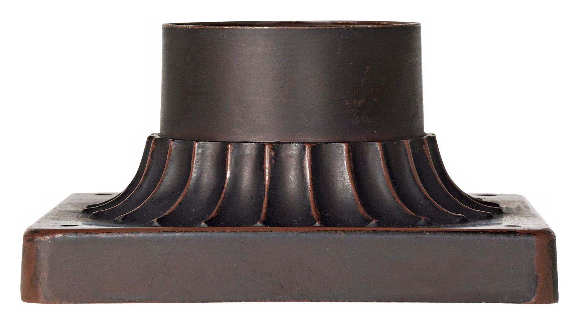 John Timberland Rustic Industrial Outdoor Post Light Mount Adapter ...