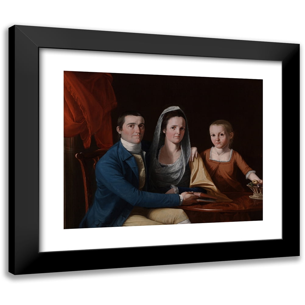 John Trumbull 14x12 Black Modern Framed Museum Art Print Titled ...