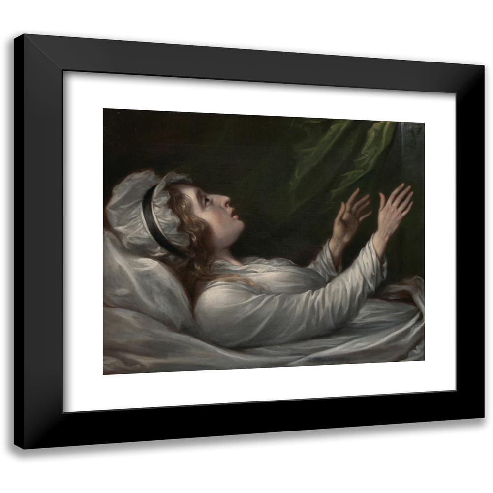 John Trumbull 23x20 Black Modern Framed Museum Art Print Titled - Sarah ...