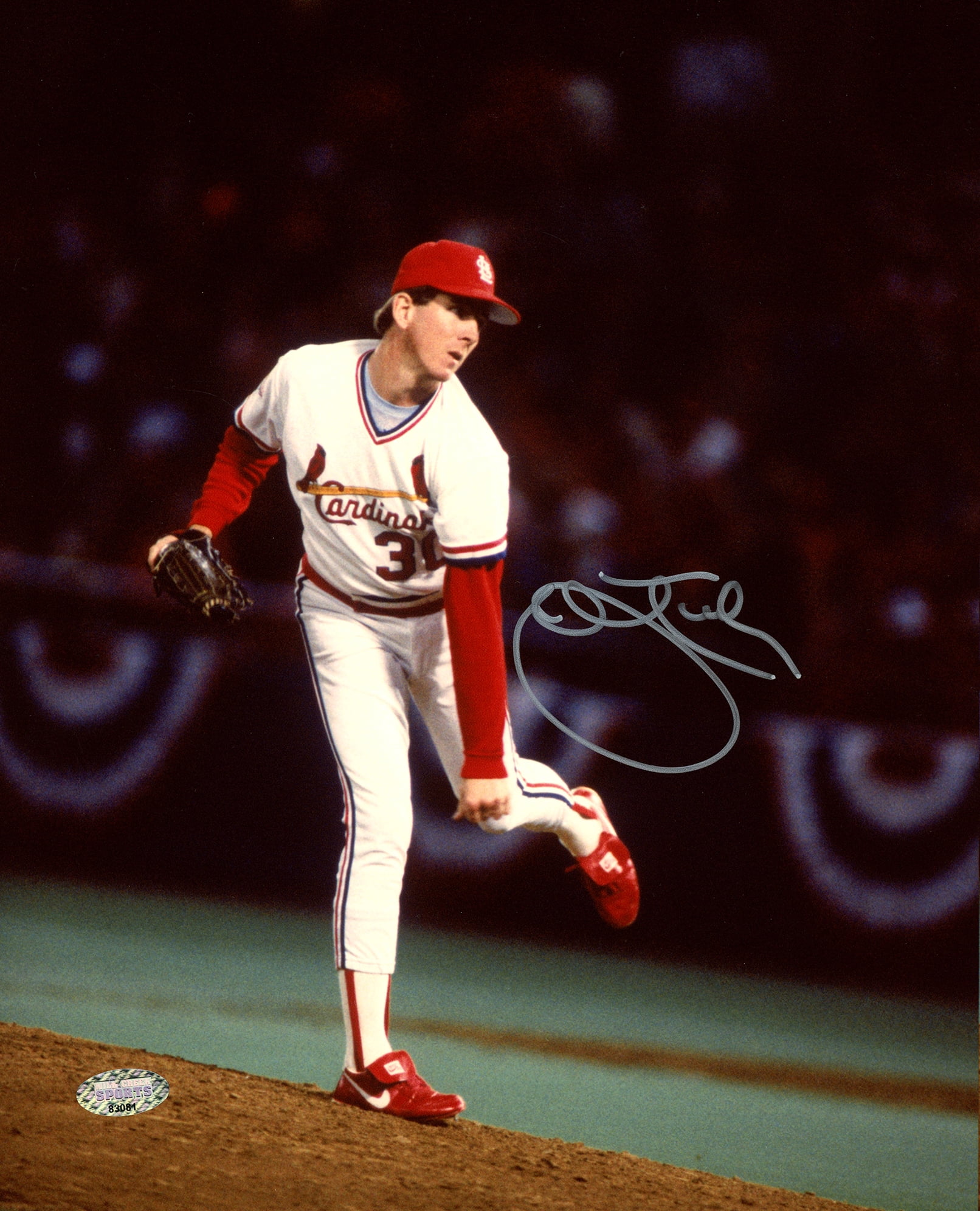 John Tudor Autographed 8X10 Photo St. Louis Cardinals MCS Holo 208885 - Walmart.com