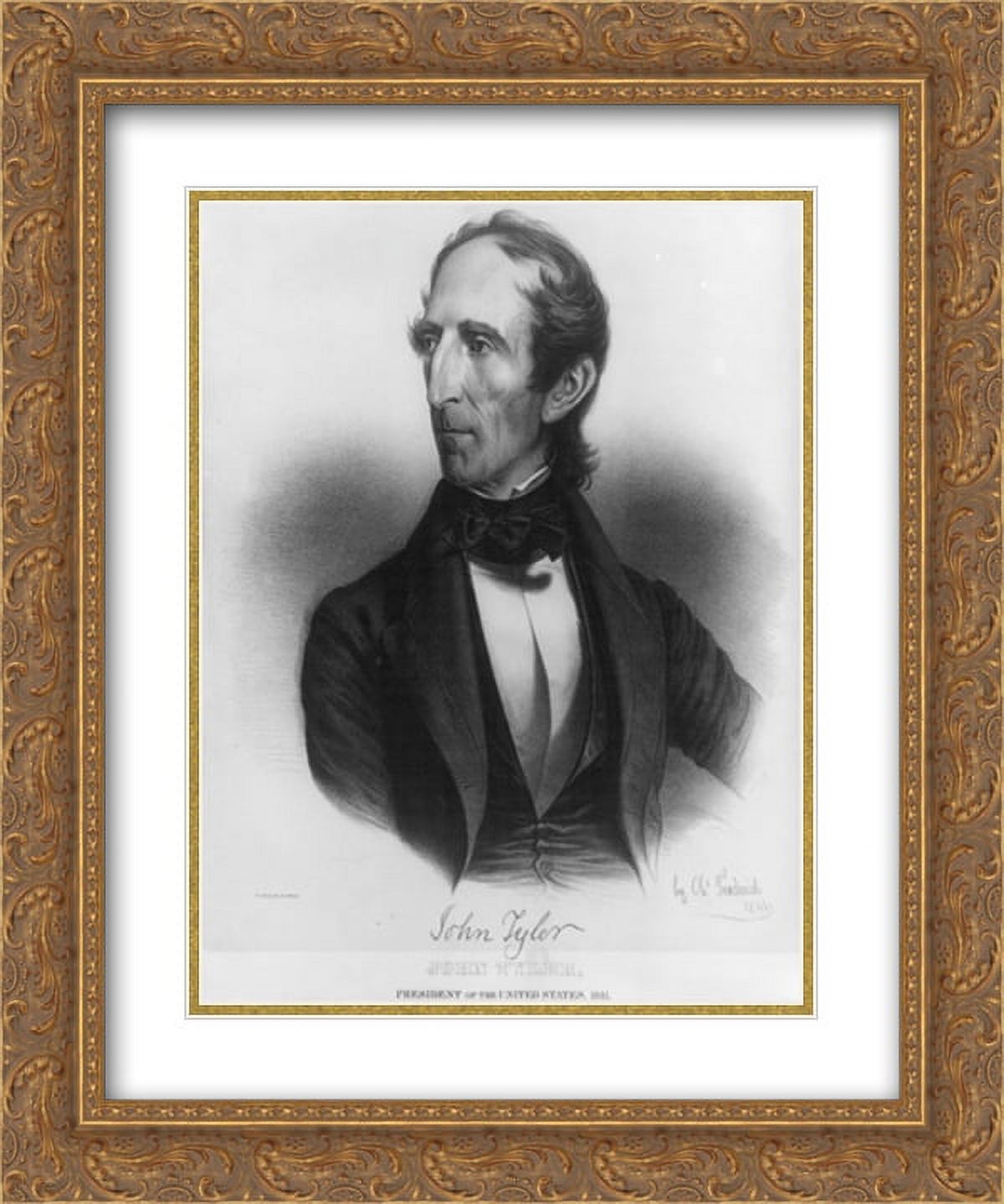 John Tyler, President of the United States, 1841. Born 29th day of ...