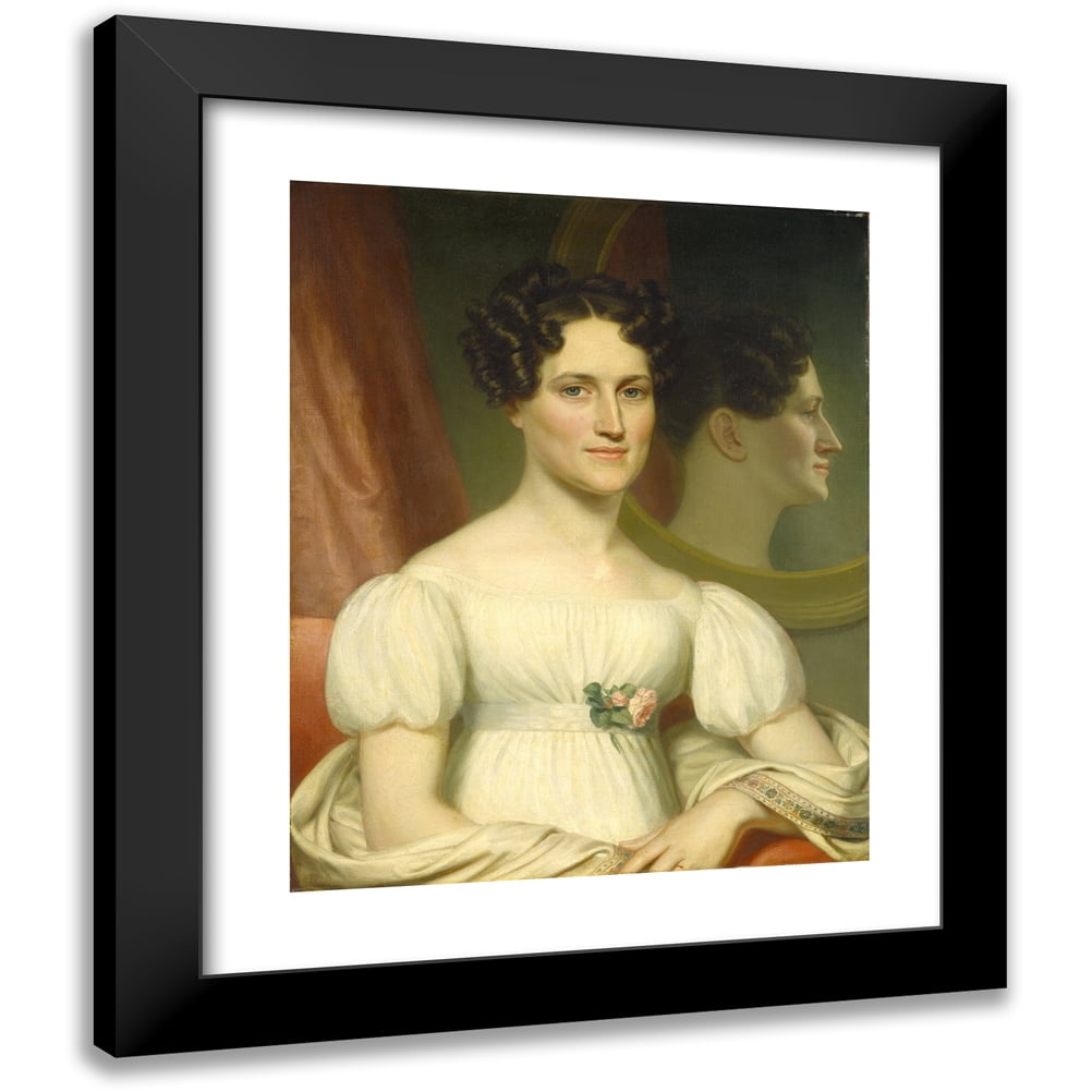 John Vanderlyn 12x14 Black Modern Framed Museum Art Print Titled - Mary ...