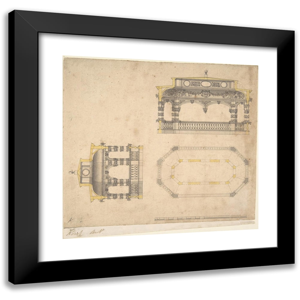 John Vardy 21x20 Black Modern Framed Museum Art Print Titled - Design ...