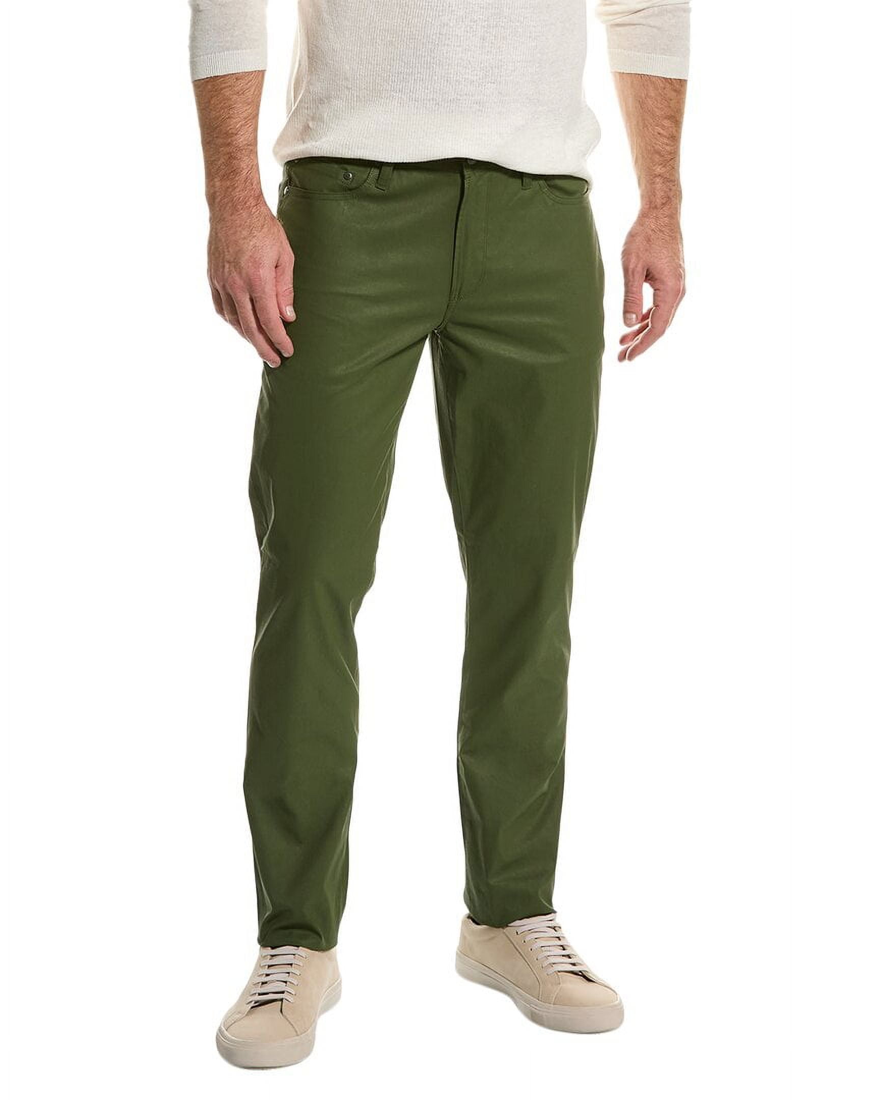 John Varvatos Mens Regular Fit Pant, 30, Green - Walmart.com