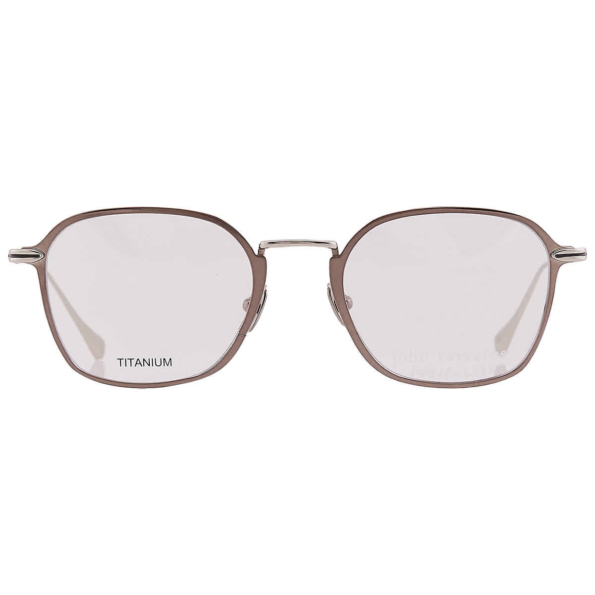 John Varvatos Square Titanium Metal Mens Eyewear Frame V180 Gunmetal ...