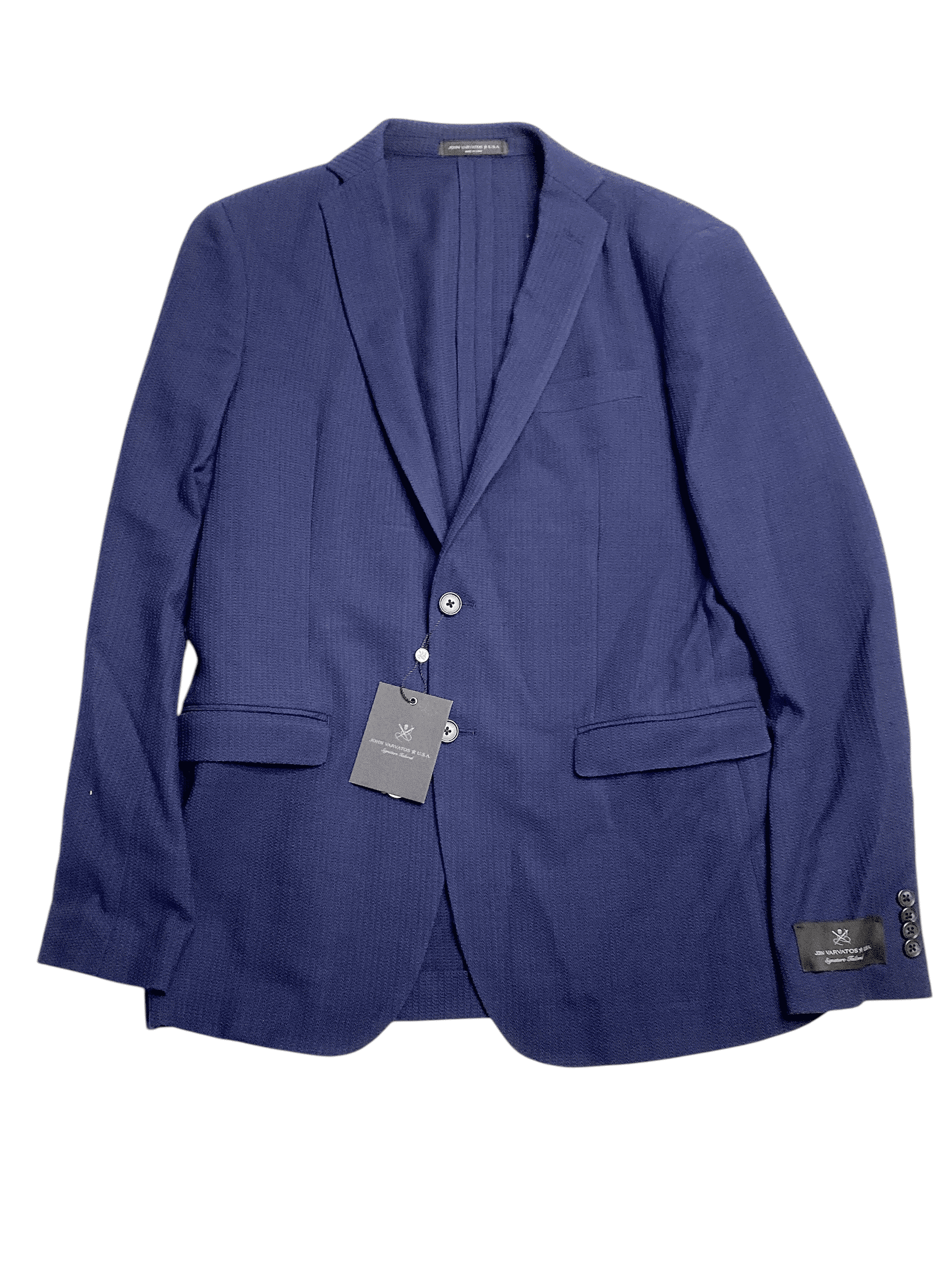 John Varvatos Star USA Varick Jersey Slim Fit Sport Coat 40R Navy Blue ...
