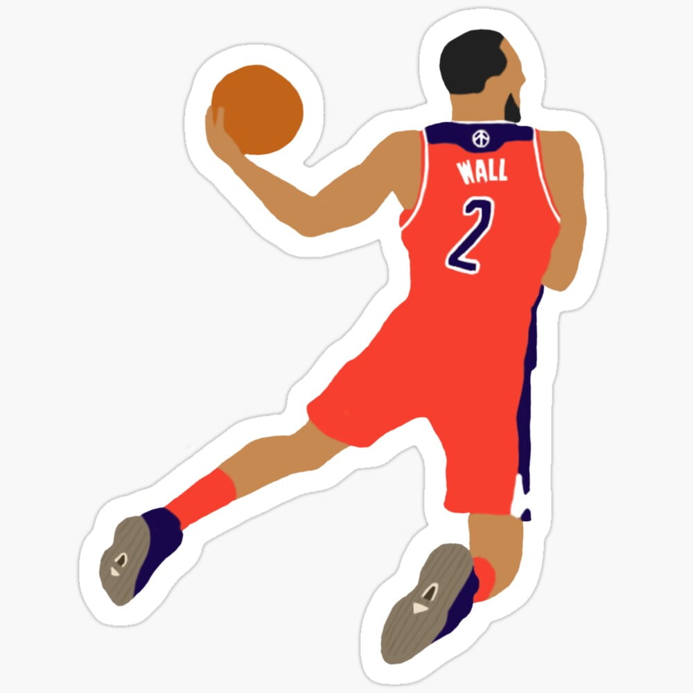 John Wall Dunk Sticker Phone Decal Water Bottle Stickers Car Decals ...