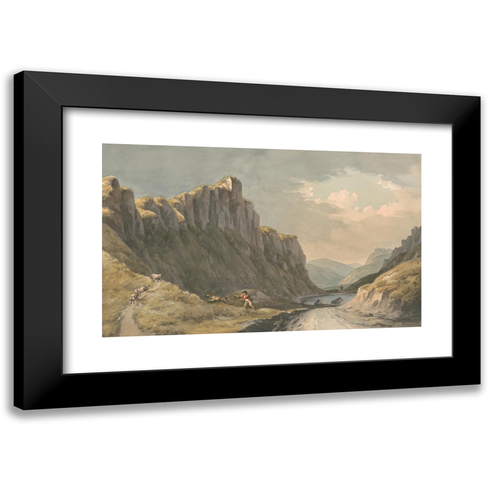 John Warwick Smith 14x10 Black Modern Framed Museum Art Print Titled ...