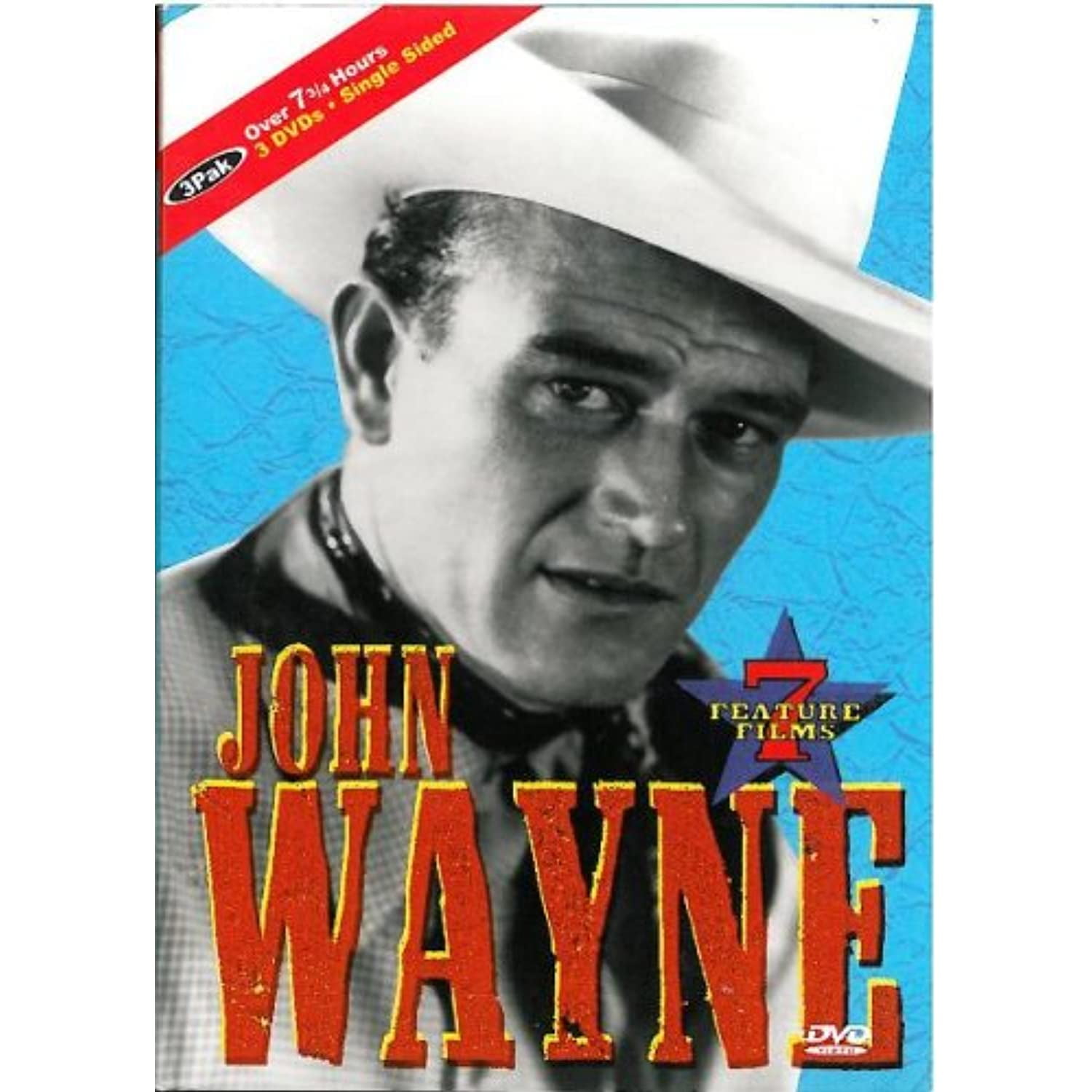 John Wayne 7 Feature Films 3 Disc Set DVD - Walmart.com