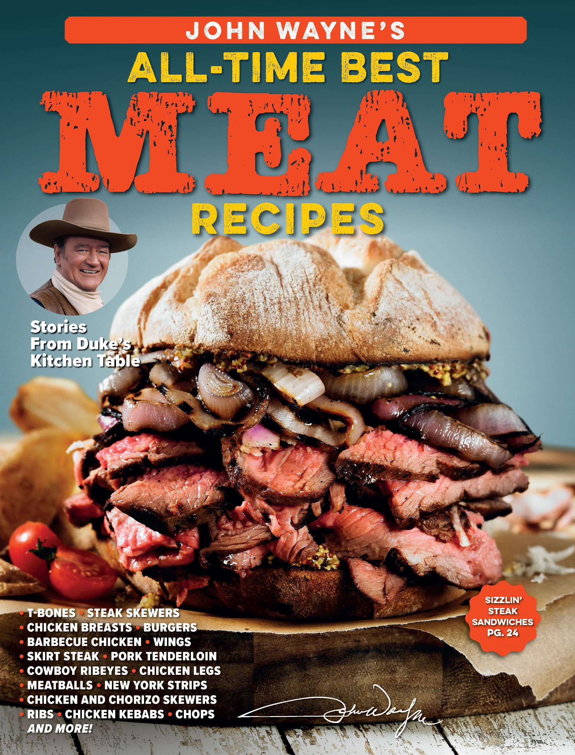 John Wayne - All Time Best Meat Recipes - Walmart.com