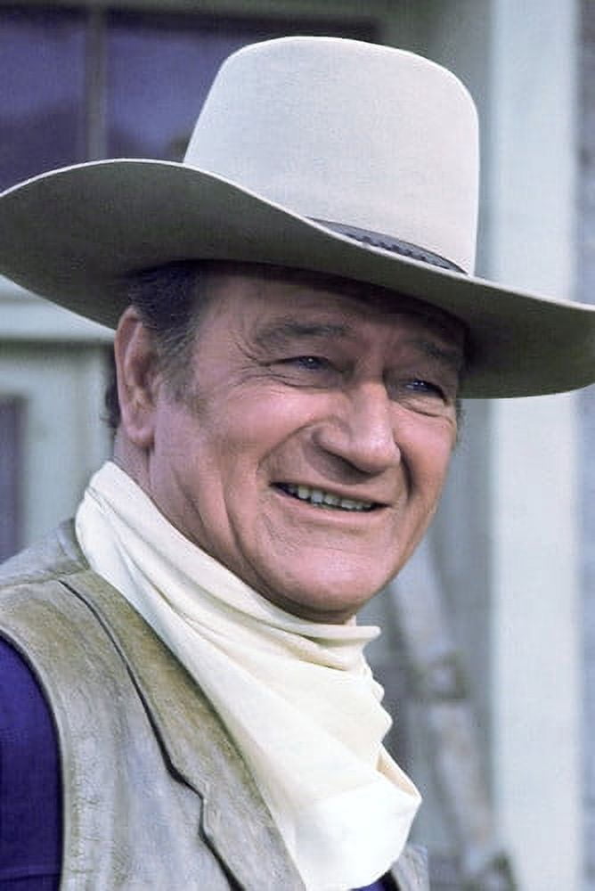 John Wayne Chisum Iconic Smiling Portrait 24X36 Poster - Walmart.com