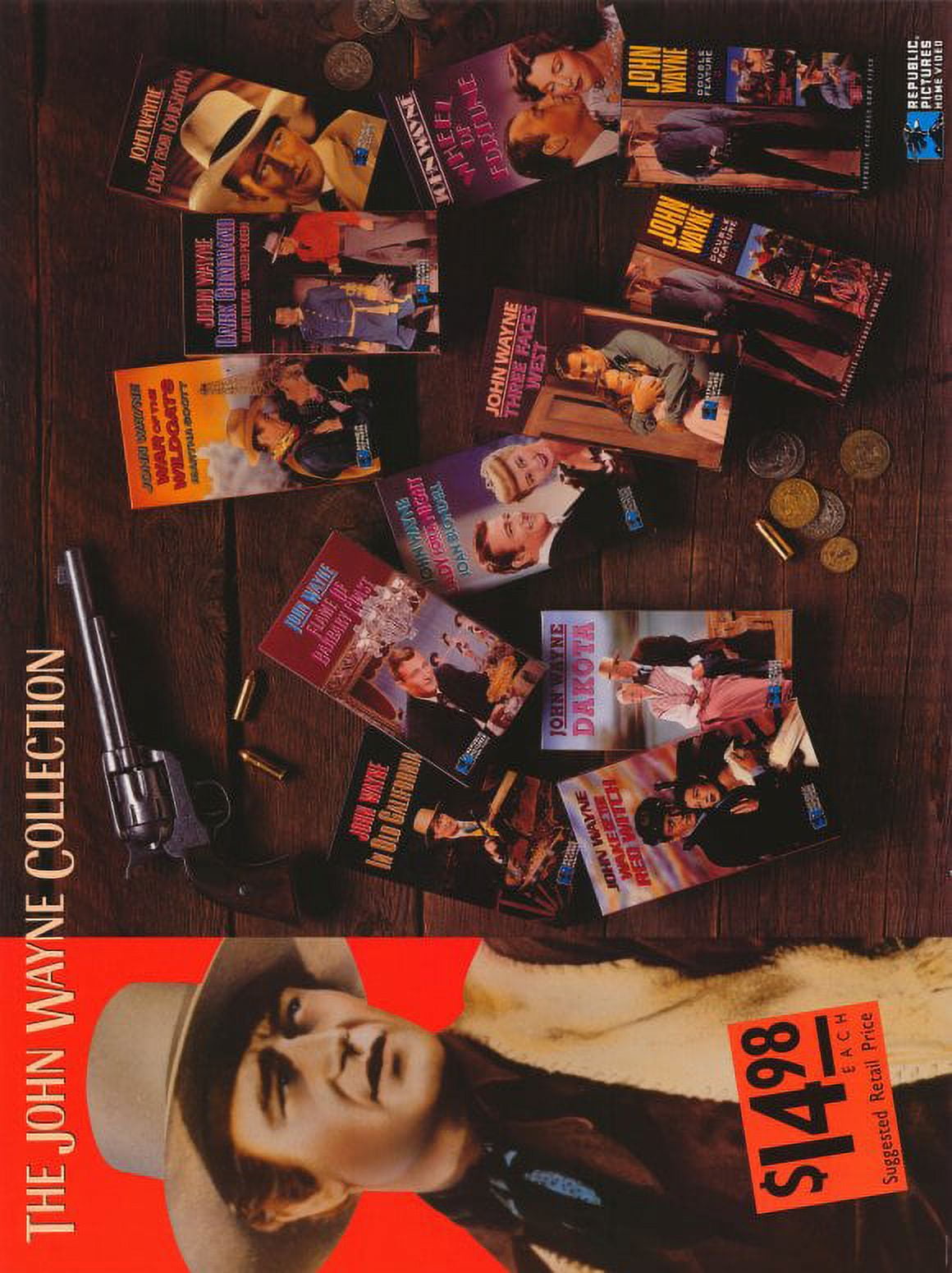 John Wayne Collection - movie POSTER (Style A) (11" x 17") (1995 ...