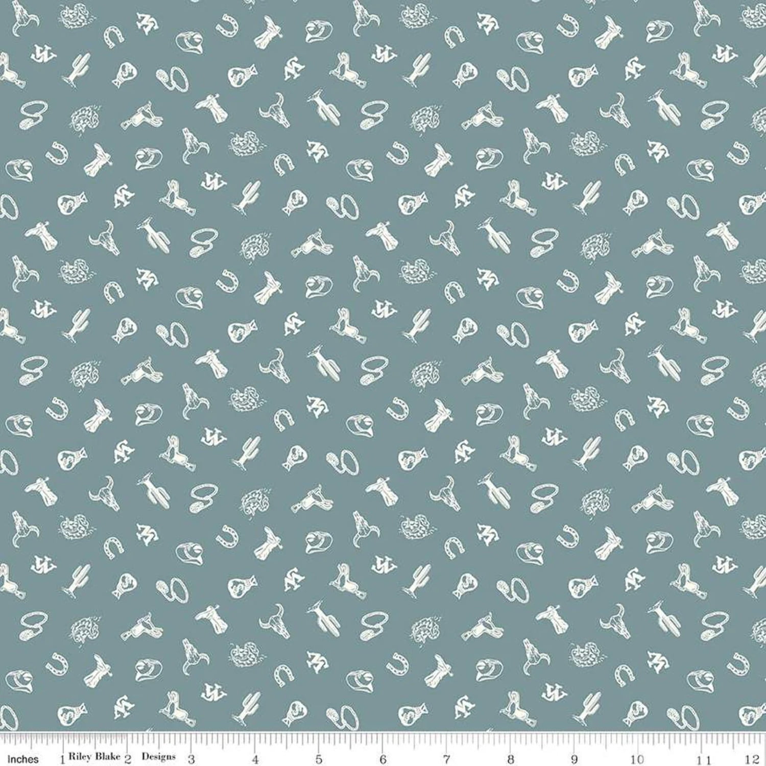 John Wayne Courage Icons Storm Cotton Fabric - Walmart.com