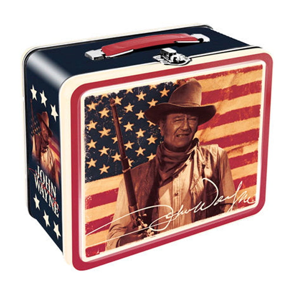 John Wayne Flag Lunch Box - 8x7 - Walmart.com