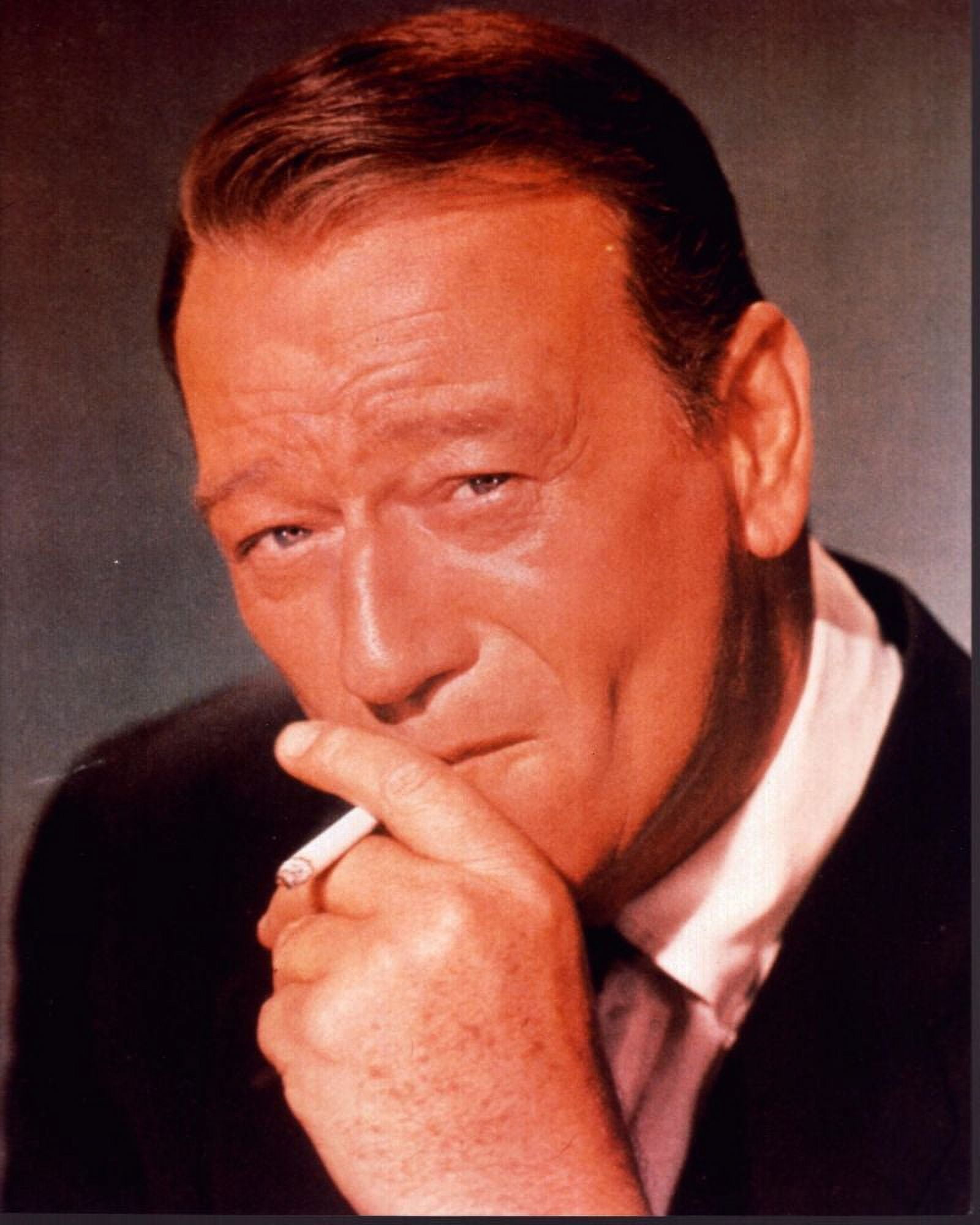 John Wayne Headshot Smoking Cigarette Photo Print (8 x 10) - Item ...