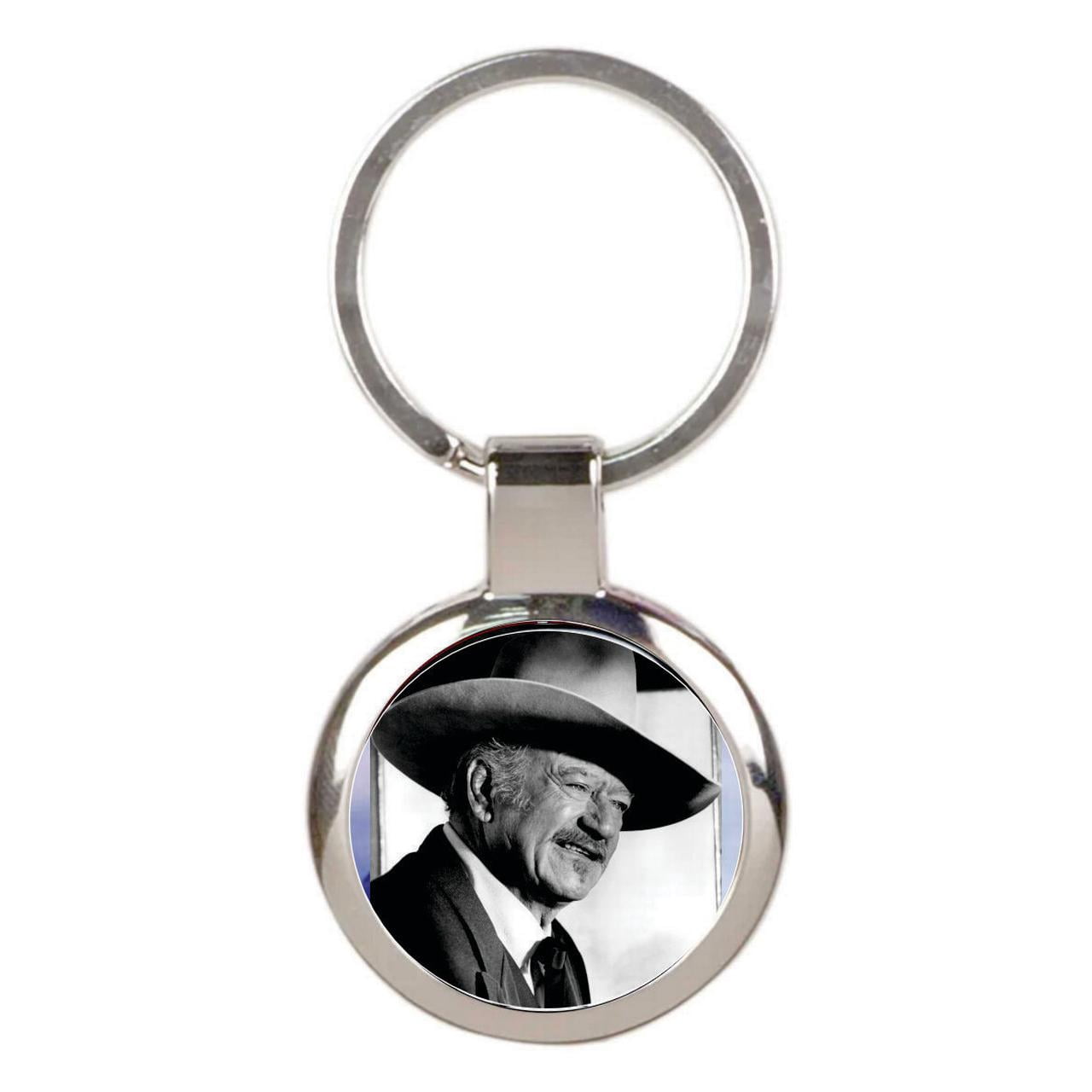 John Wayne Photo Key Ring Key Fob Keychain Photo Art Western Old West ...