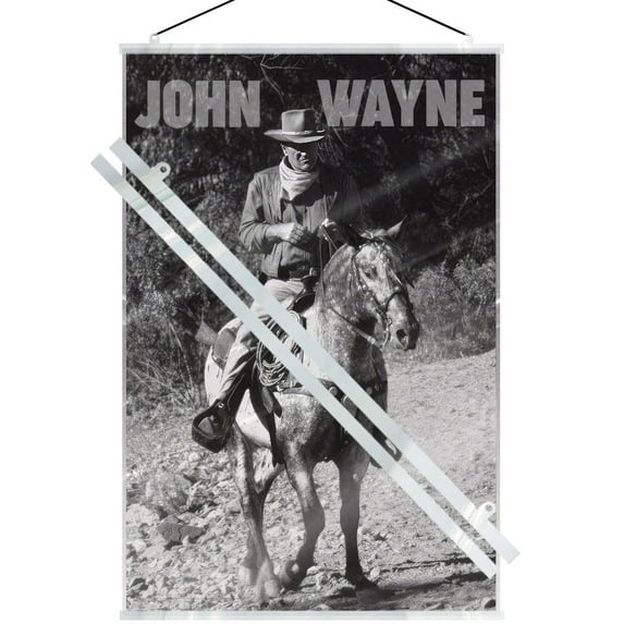 John Wayne - Western Poster (The Duke - Riding Horse) (Size: 24" x 36 ...