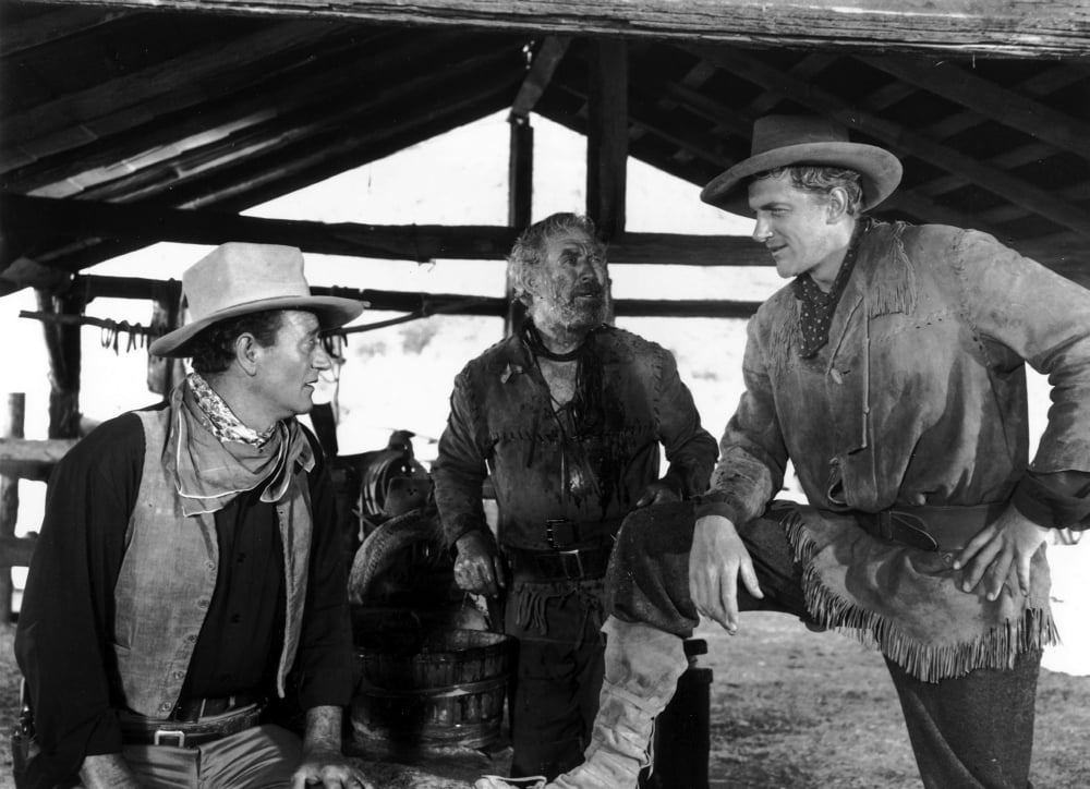 John Wayne and James Arness in Hondo Photo Print (30 x 24) - Walmart.com