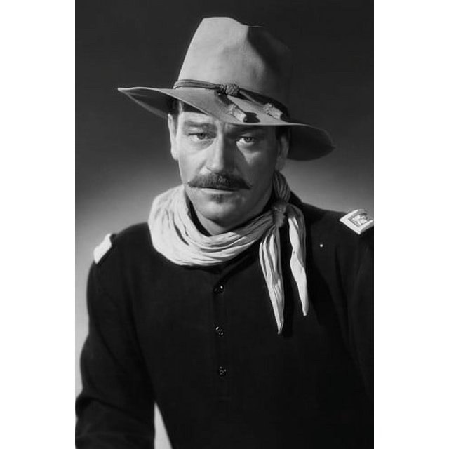 John Wayne in Rio Grande striking studio pose in Cavalry uniform 24x36 ...