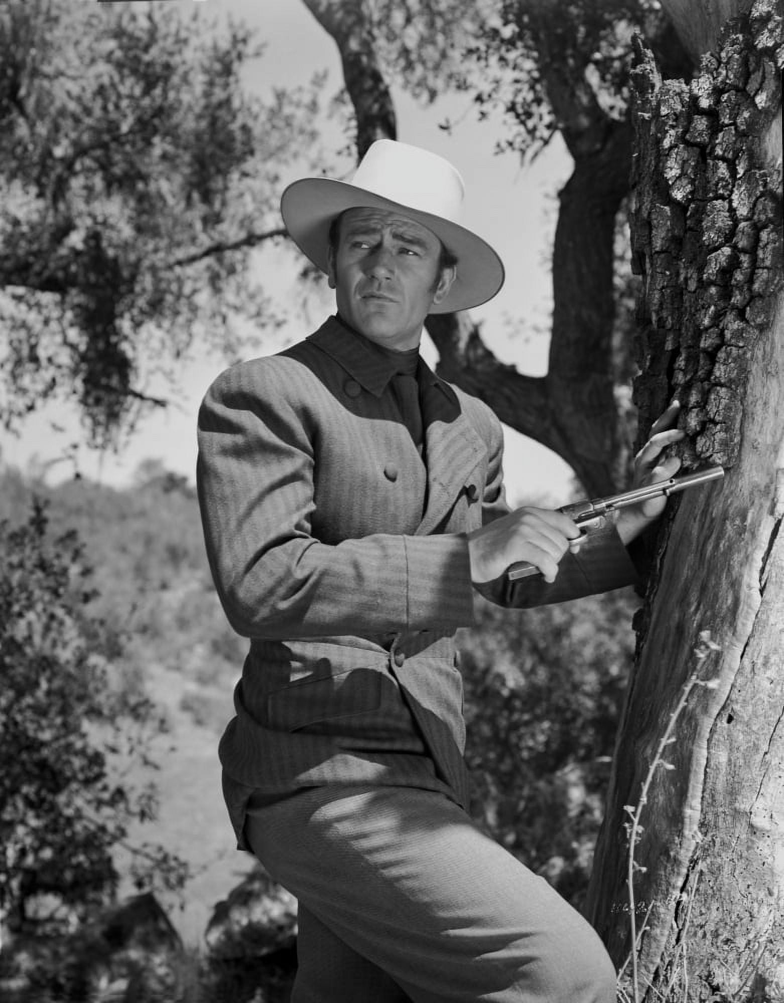 John Wayne with gun and hat Photo Print (24 x 30) - Walmart.com