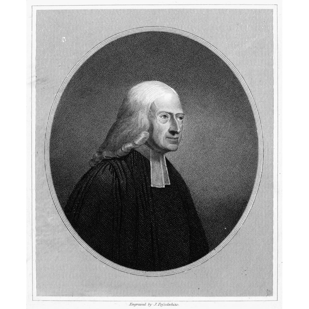John Wesley. Nenglish Theologian And Founder Of Methodism. Line And ...