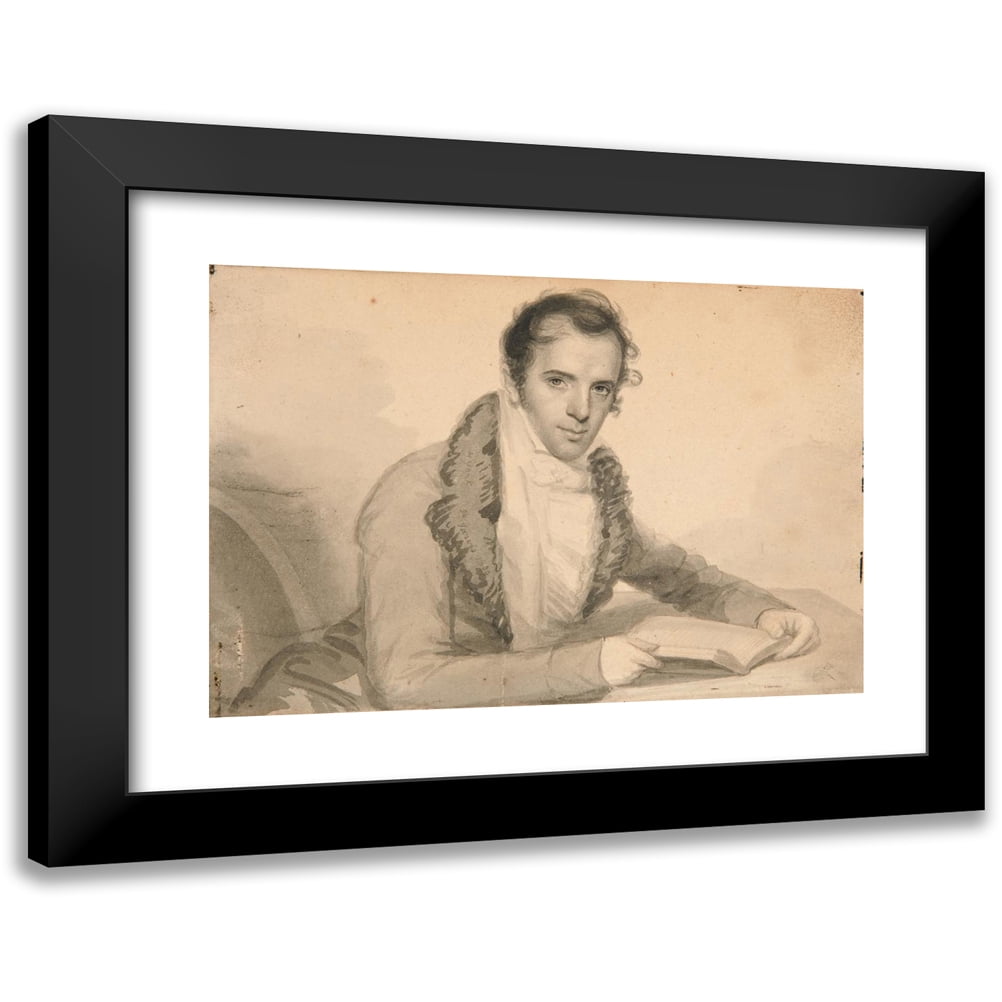 John Wesley Jarvis 14x11 Black Modern Framed Museum Art Print Titled ...