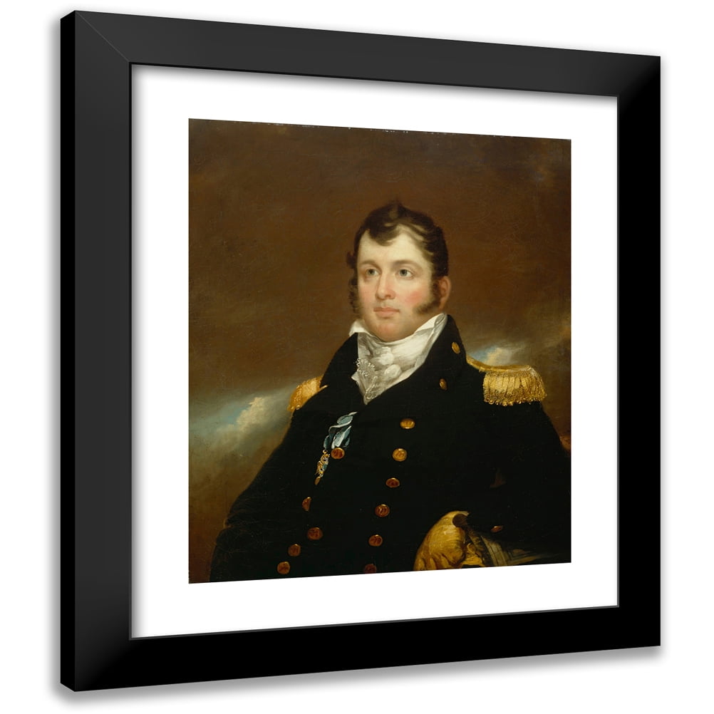 John Wesley Jarvis 15x18 Black Modern Framed Museum Art Print Titled ...