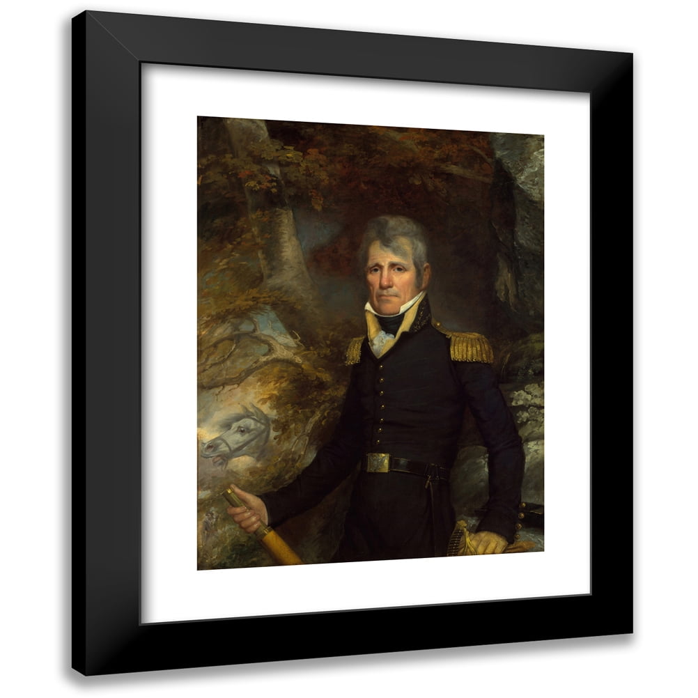 John Wesley Jarvis 15x18 Black Modern Framed Museum Art Print Titled ...