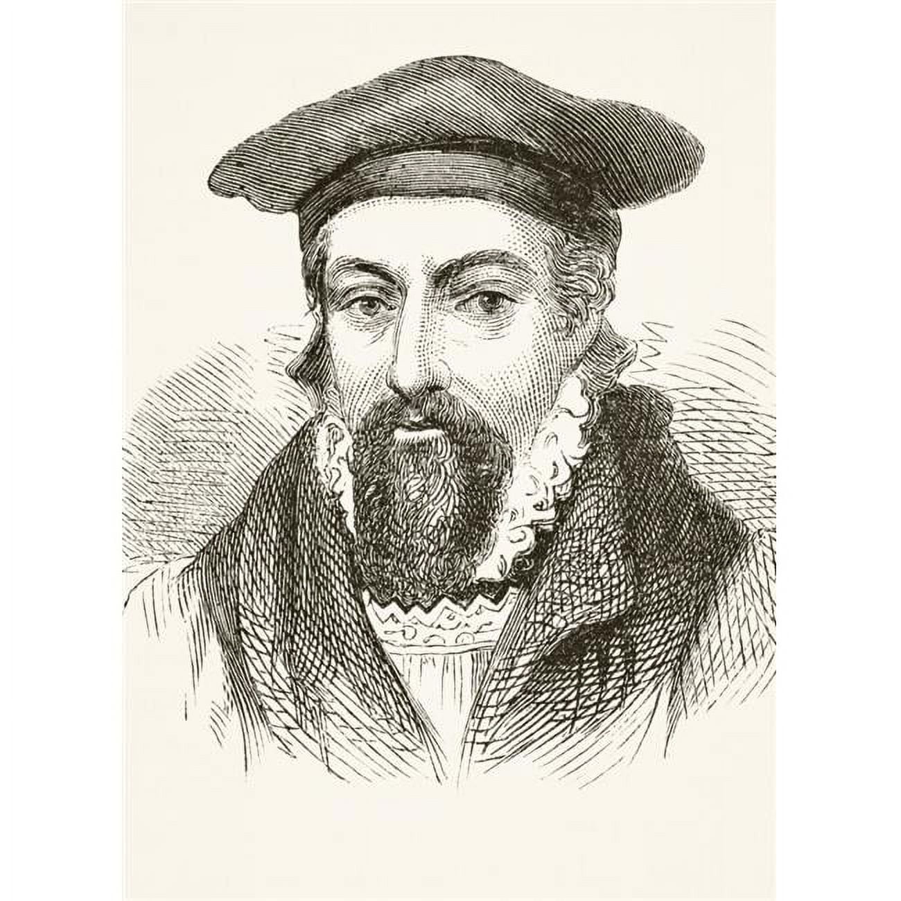 John Whitgift Circa 1530 To 1604 Archbishop of Canterbury Portrait ...