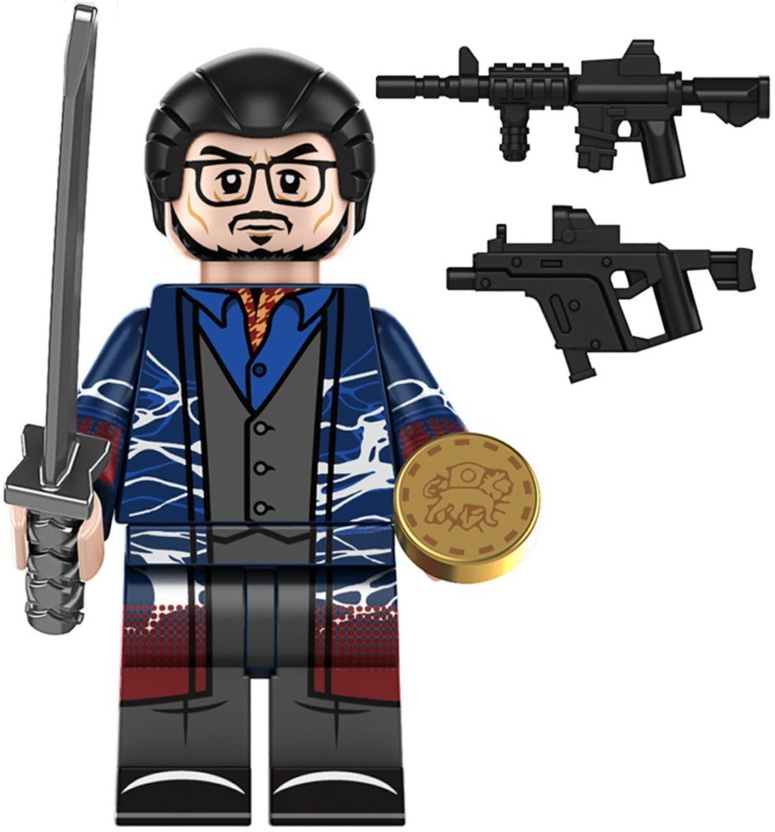 John Wick Action Figure Building Block Set - Creative John Wick Action Figure Building Blocks ...