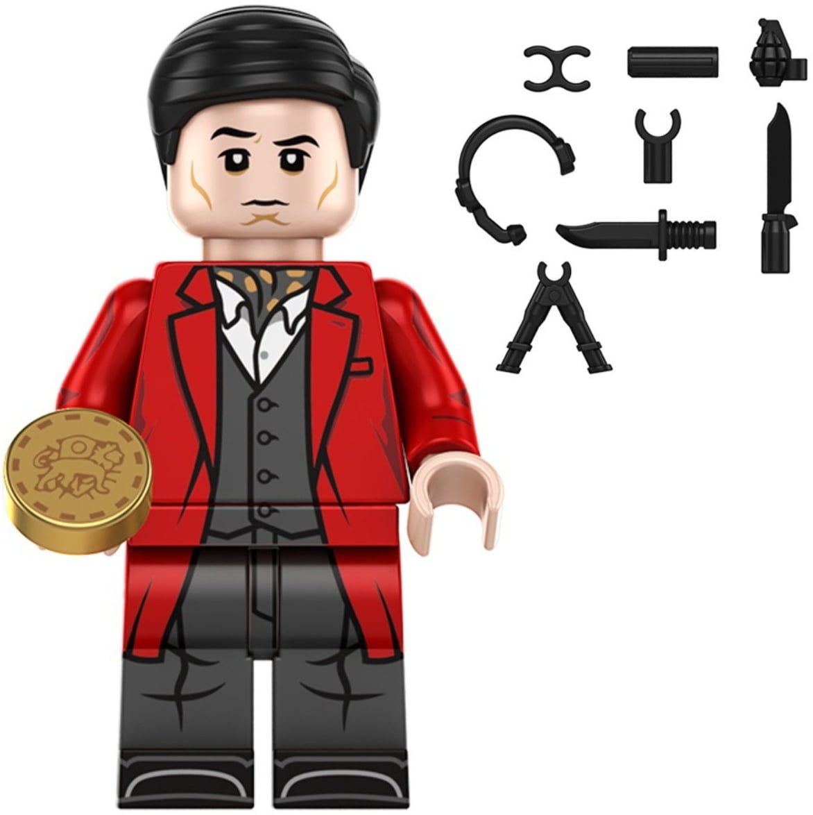 John Wick Action Figure Building Block Set - Creative John Wick Action ...