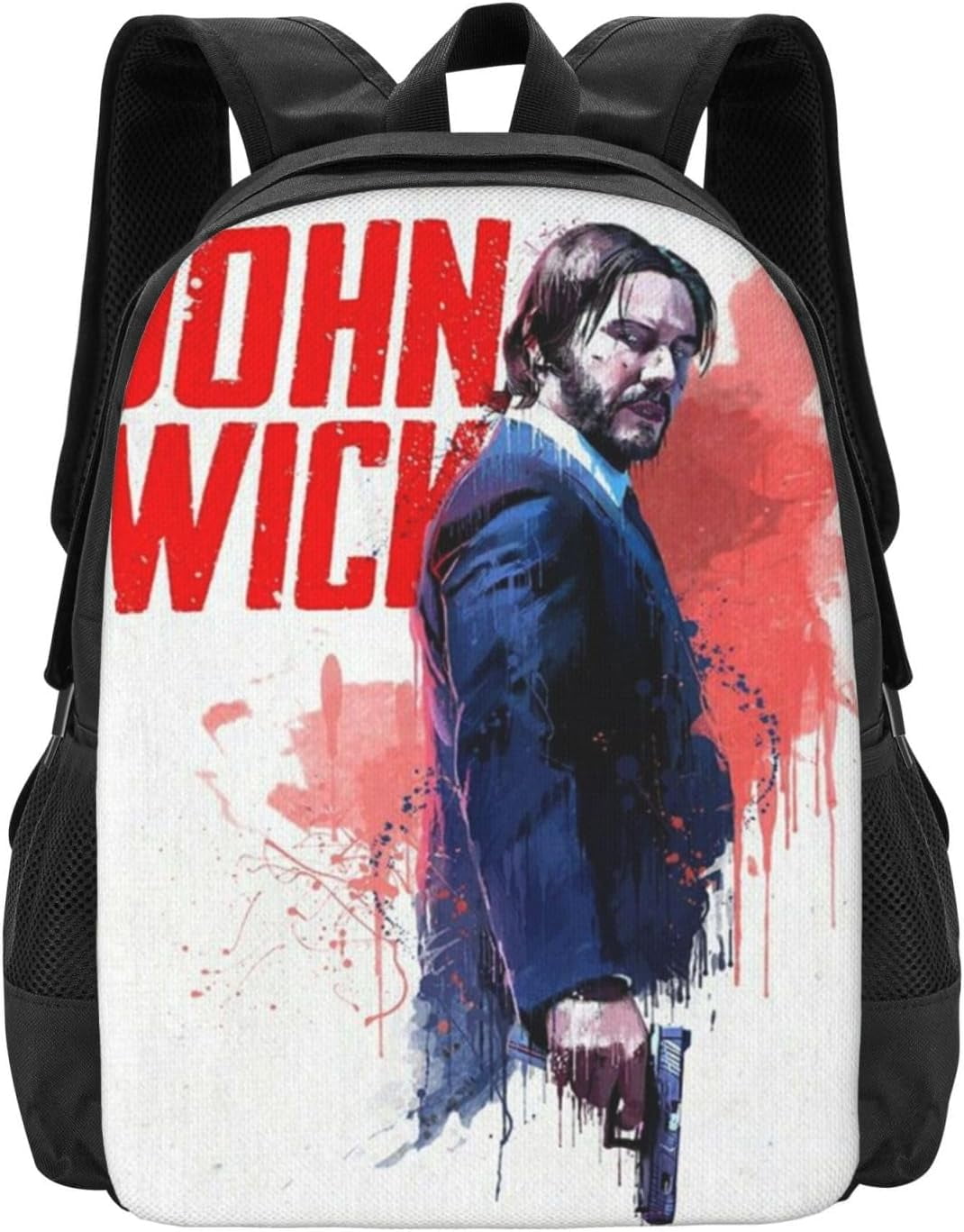 John Wick Backpack Cartoon Lightweight Daypack Multi-Function Casual ...