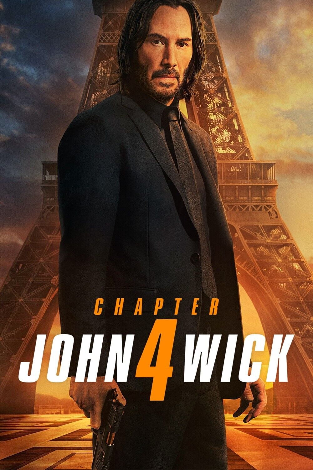 John Wick: Chapter 4 2023 24x36 Poster Keanu Reeves Action Thriller ...