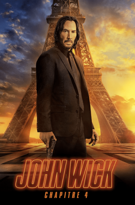 John Wick Chapter 4 2023 Movie Poster 24x36 - Action Blockbuster, Keanu ...