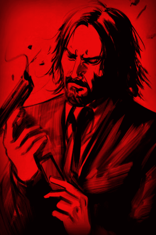 John Wick Chapter 4 2023 Movie Poster 24x36 - Action Saga, Keanu Reeves ...