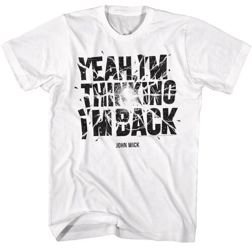 John Wick Explosive Text White T-Shirt "John Varvatos White T-Shirts ...