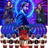 John Wick Party Supplies Birthday Decorations Plates Banner Kids Cake ...