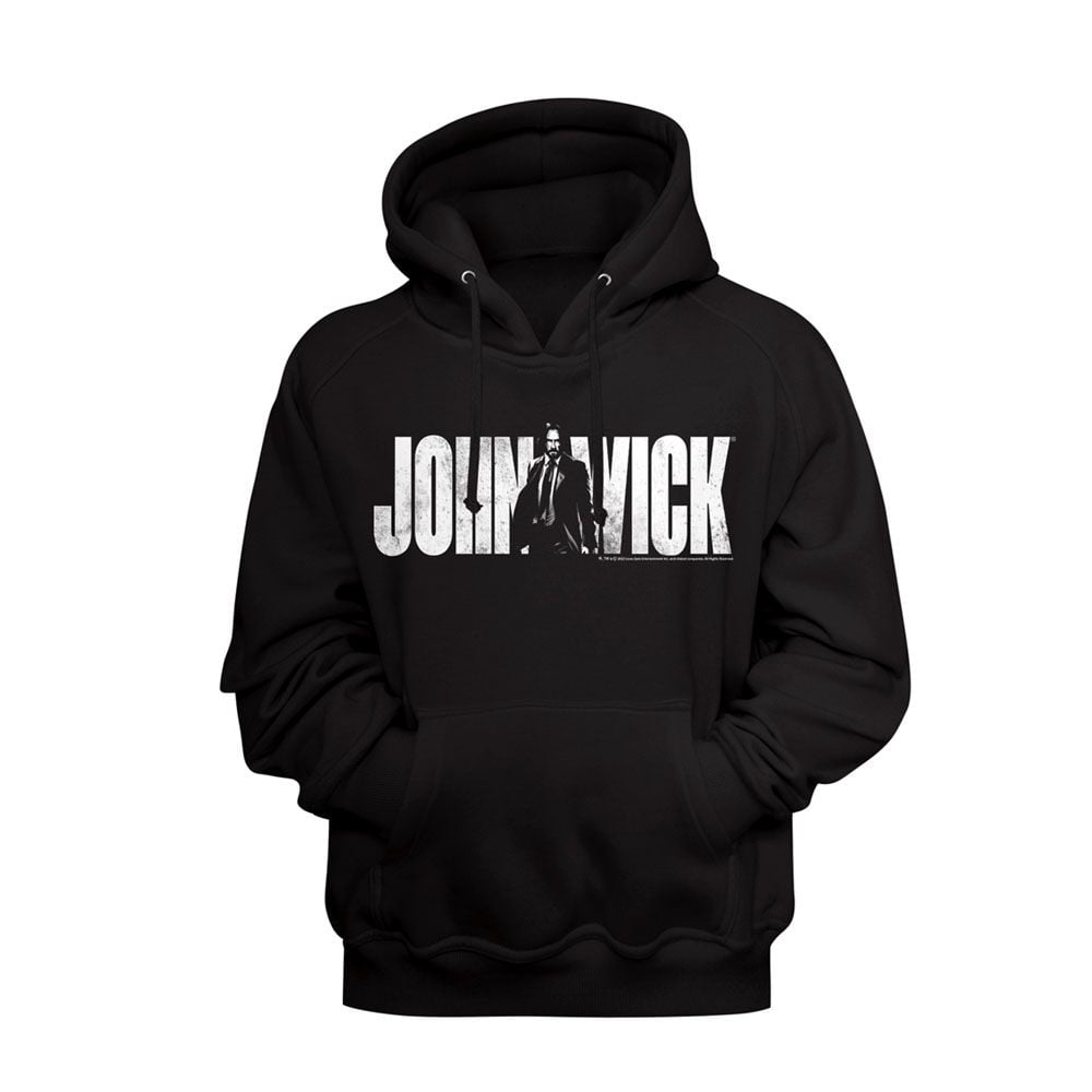 John Wick With Name Hoodie Sweatshirt - Walmart.com