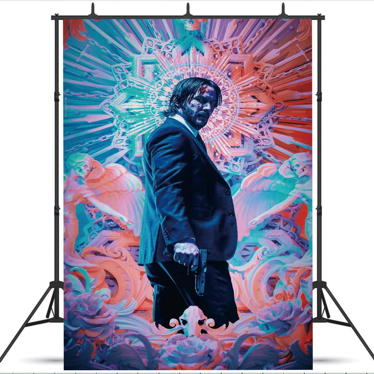 John Wick school Backdrop Background Banner Birthday Party Supplies ...