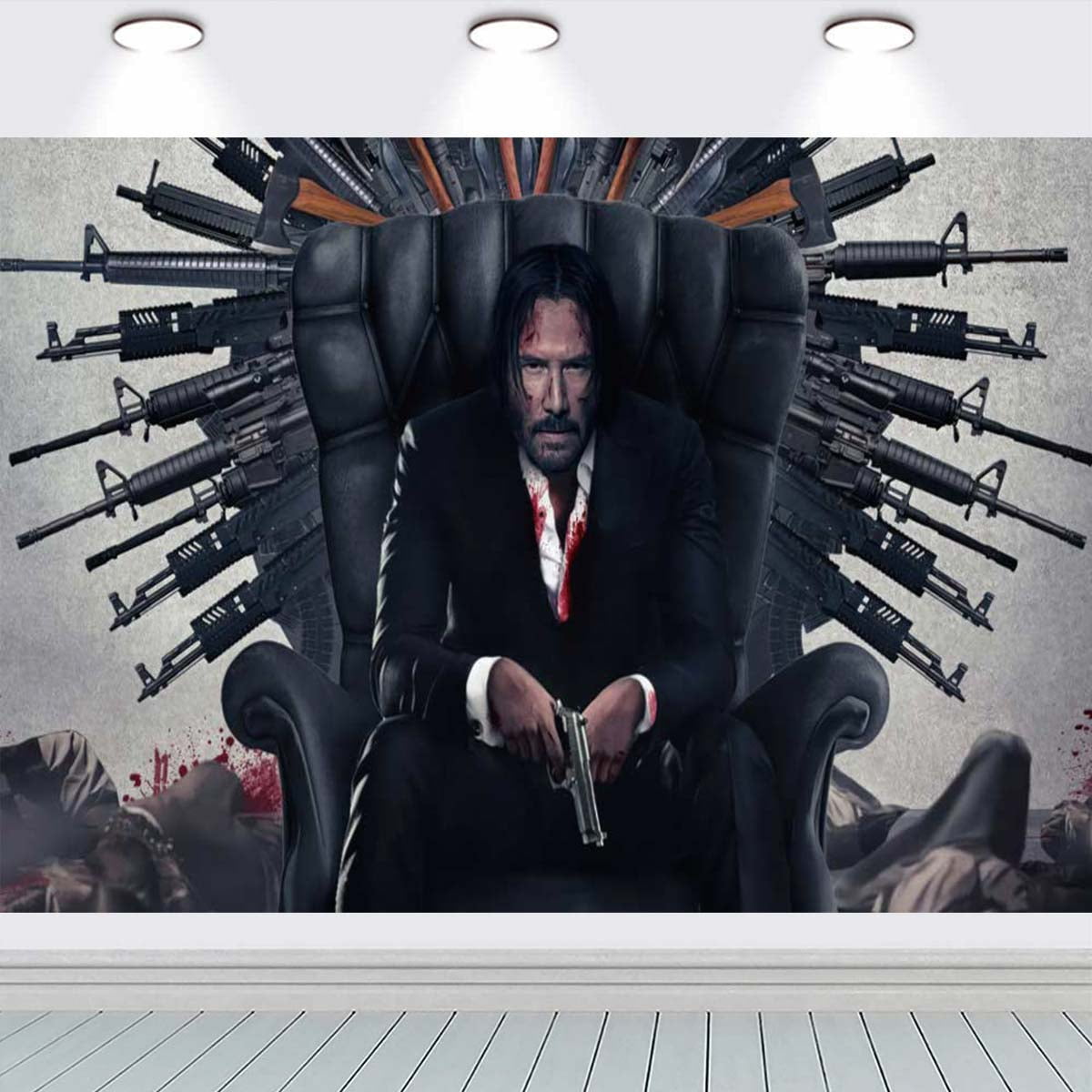 John Wick school Banner Backdrop Background Taspestry Wall Decor ...