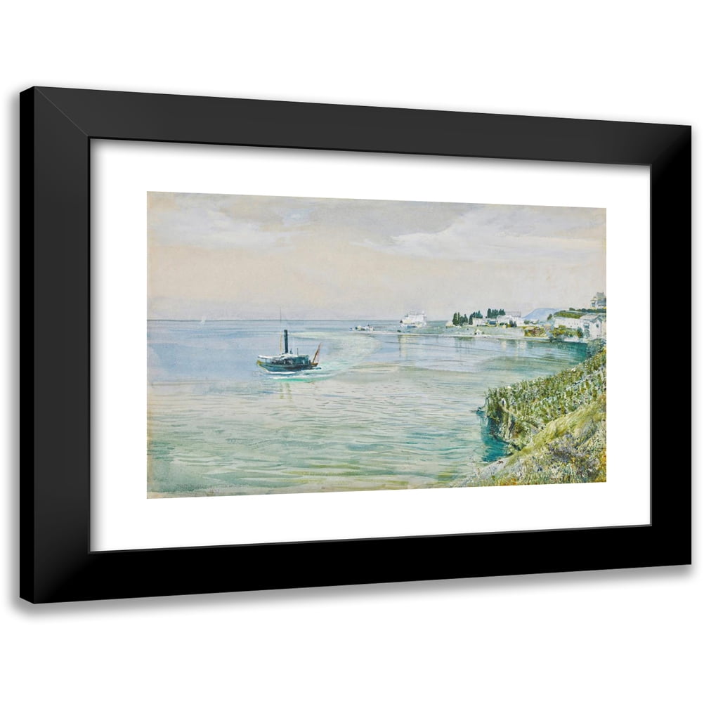 John William Inchbold 14x11 Black Modern Framed Museum Art Print Titled ...