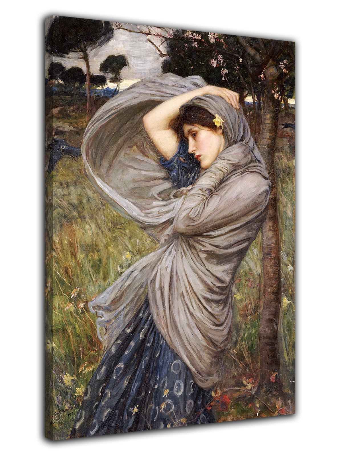 John William Waterhouse Art Painting Boreas Classical Greek Mythology ...