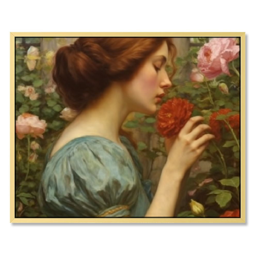 John William Waterhouse Canvas Print - Soul of A Rose Poster - Realism ...