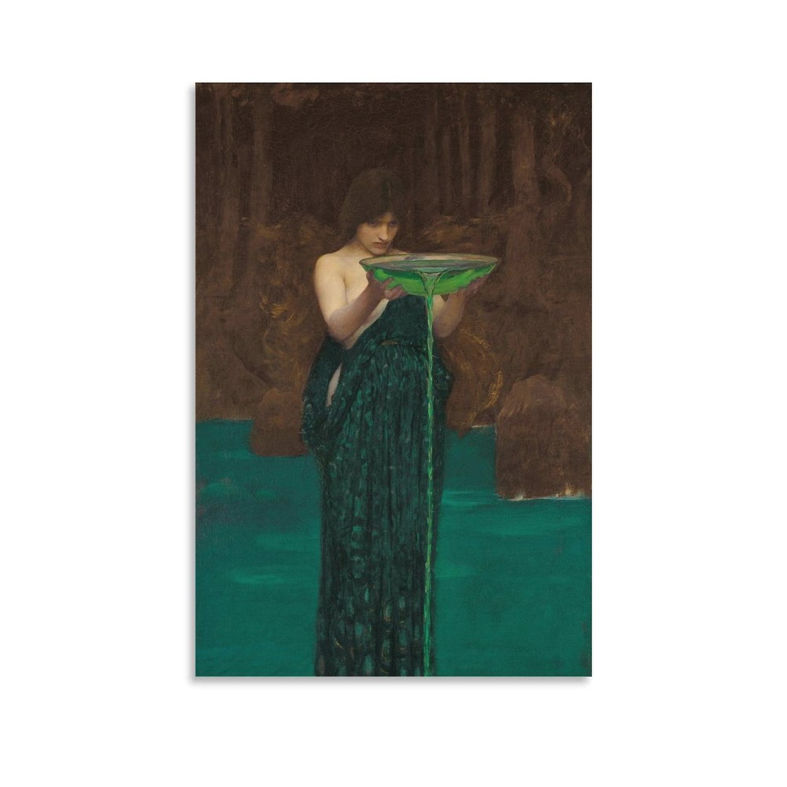 John William Waterhouse The Circe Invidiosa Art Poster Gifts Canvas ...