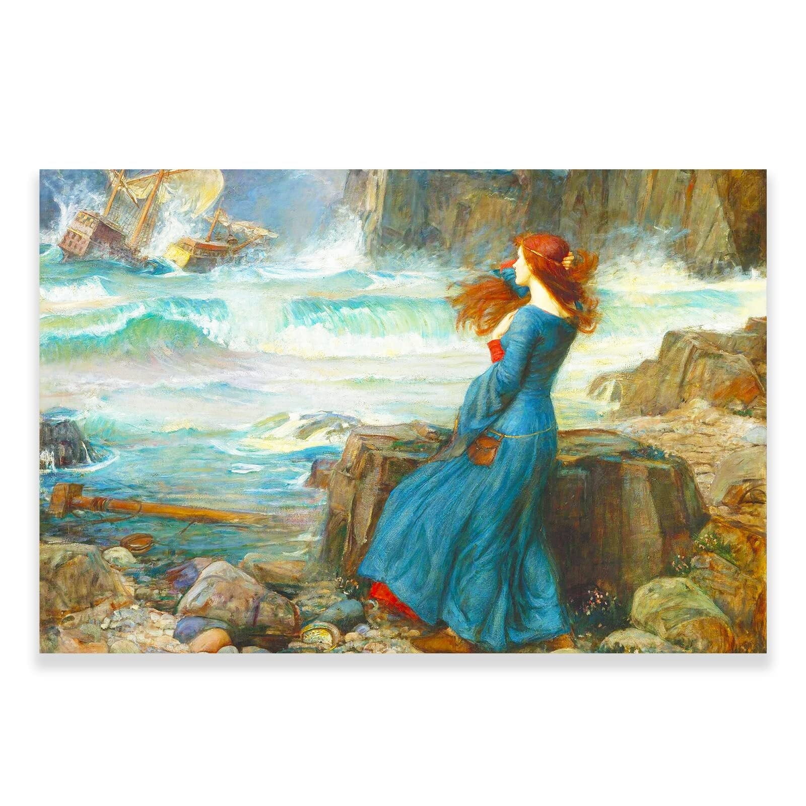 John William Waterhouse Poster - Miranda The Tempest Canvas Prints ...