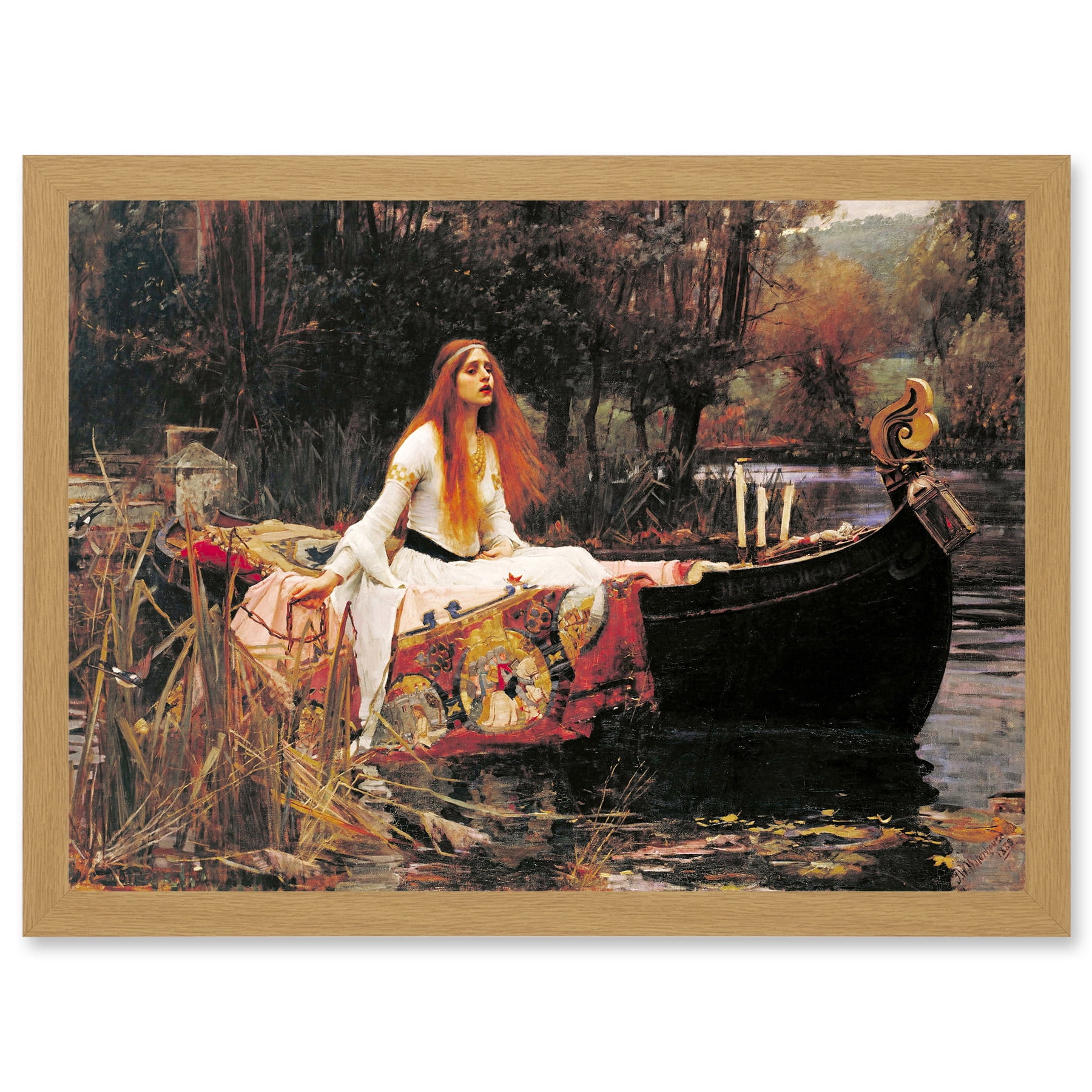 John William Waterhouse The Lady Of Shalott Painting 1888 Artwork ...