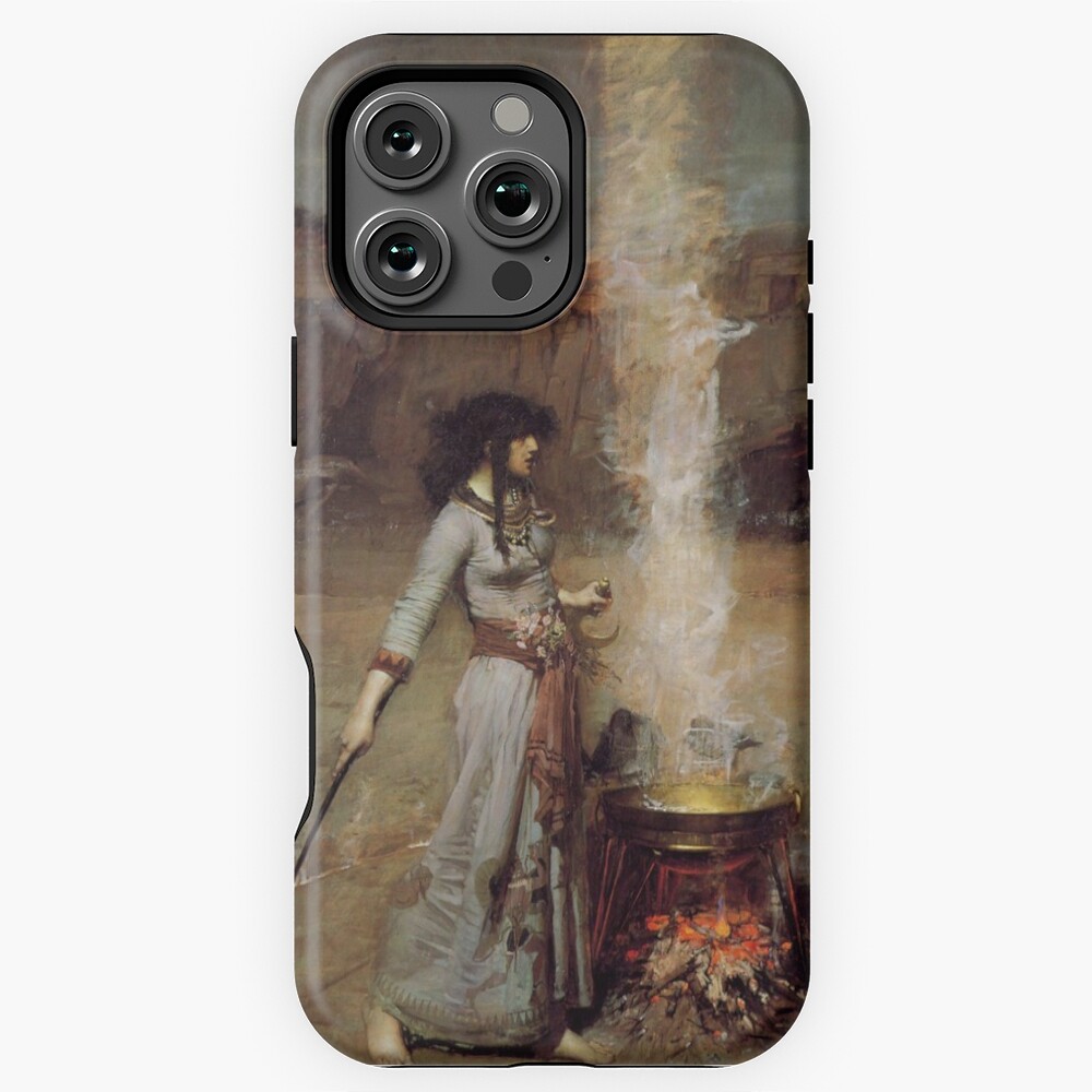 John William Waterhouse The Magic Circle Phone Case for iPhone 16 15 14 ...