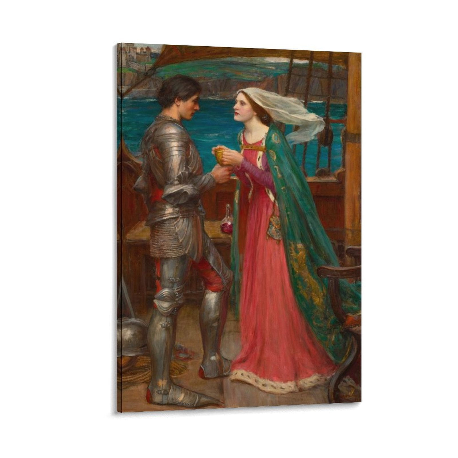 John William WaterhouseTristram And Isolde, 1916 Art Poster Posters Art ...