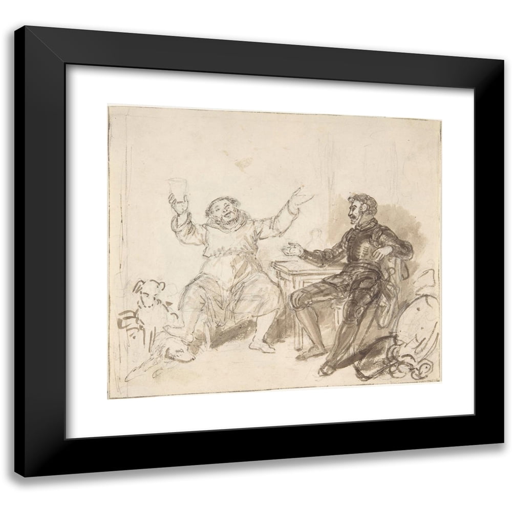 John William Wright 13x12 Black Modern Framed Museum Art Print Titled - Book Illustration ...